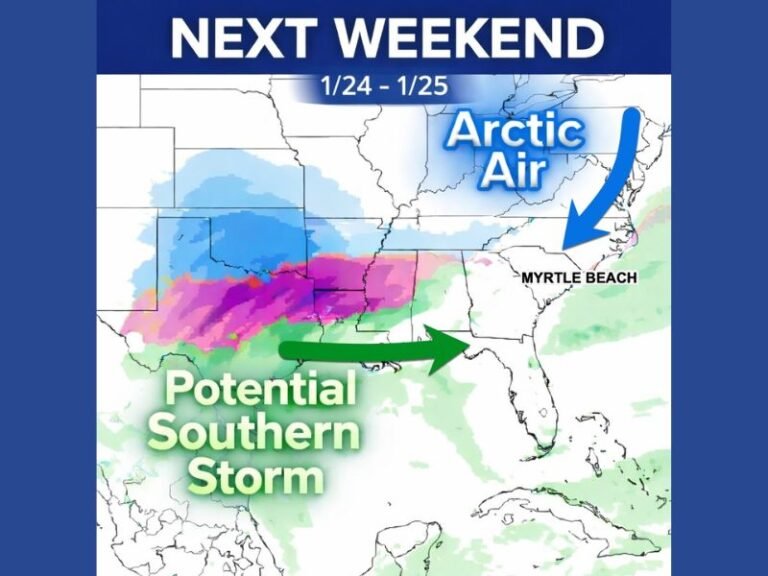 Arctic Air Surge and Southern Storm Track Could Bring a Snow-Ice Mix to ...