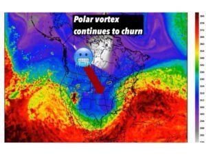 Strong Polar Vortex Over Canada Signals Repeated Cold Shots and Storm ...